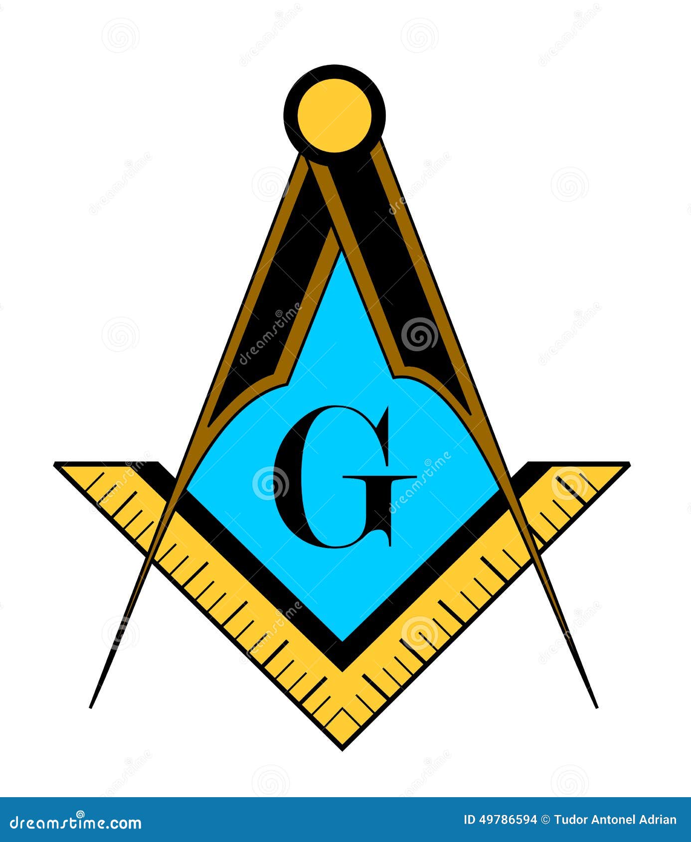 Freemason Symbol - Illuminati Logo Cartoon Vector | CartoonDealer.com ...