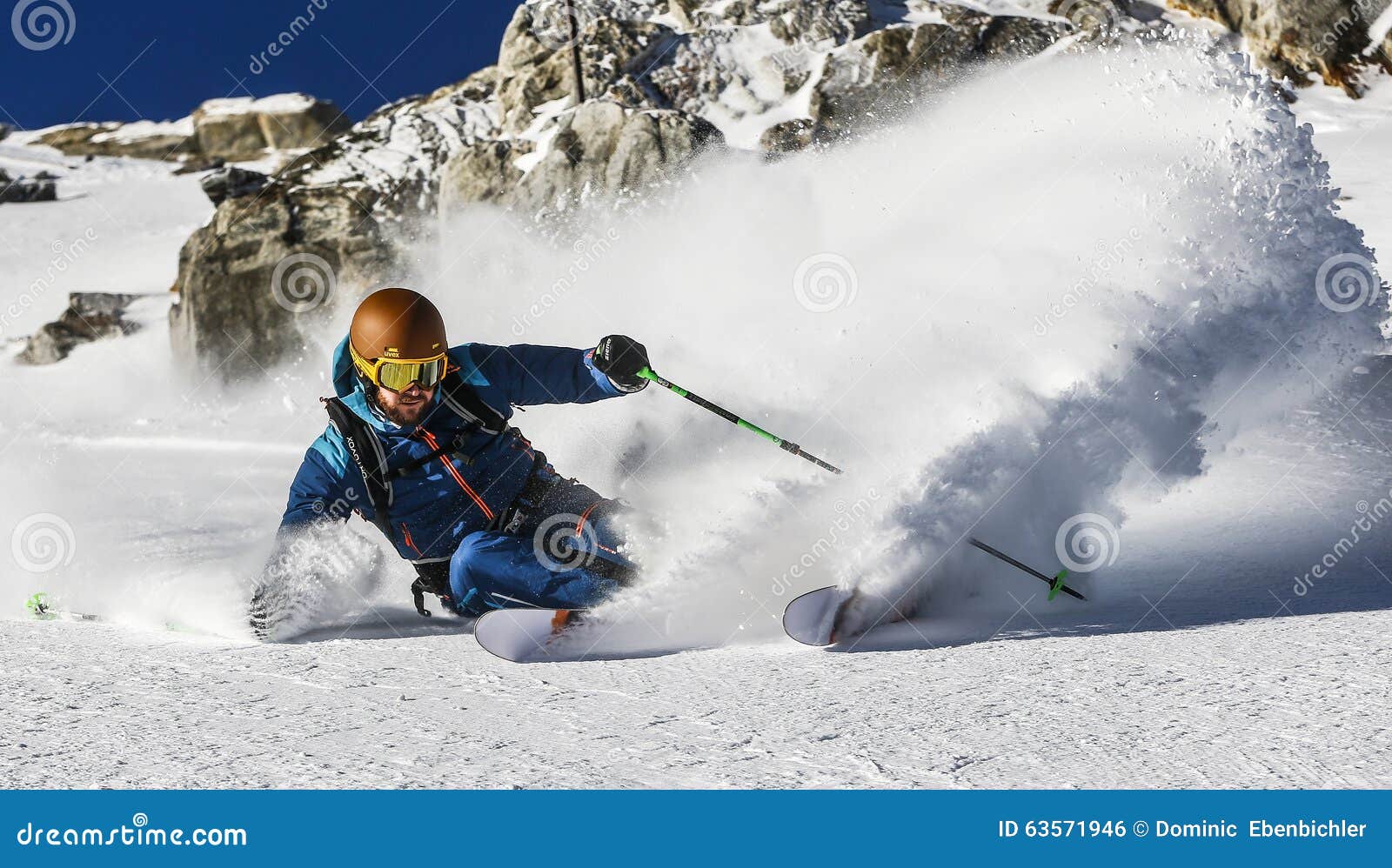 Freeride Skiing editorial photo. Image of austria, rocks - 63571946