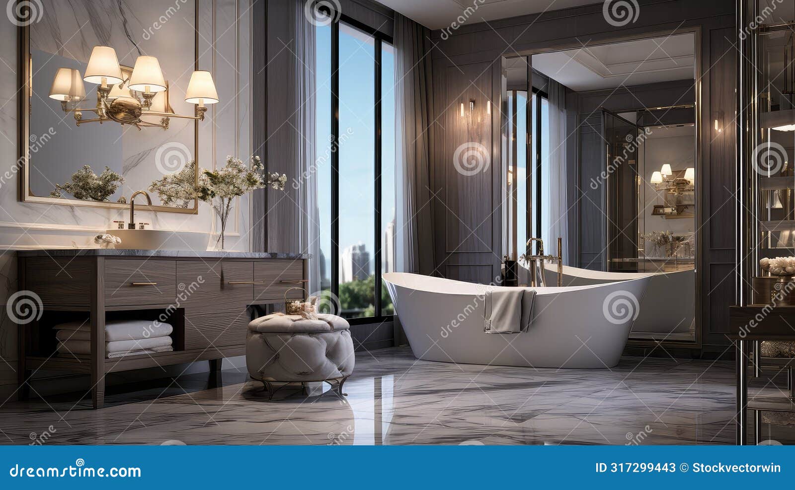 Freestanding Interior Design Samples Royalty-Free Illustration ...