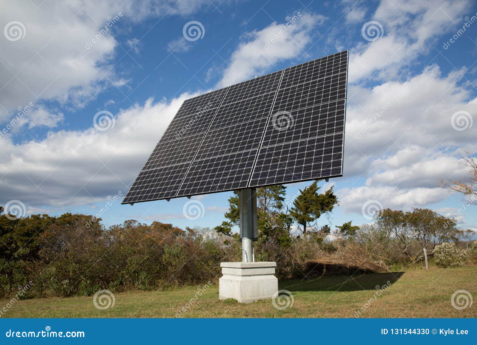 Freestanding solar panel stock photo. Image of innovation - 131544330