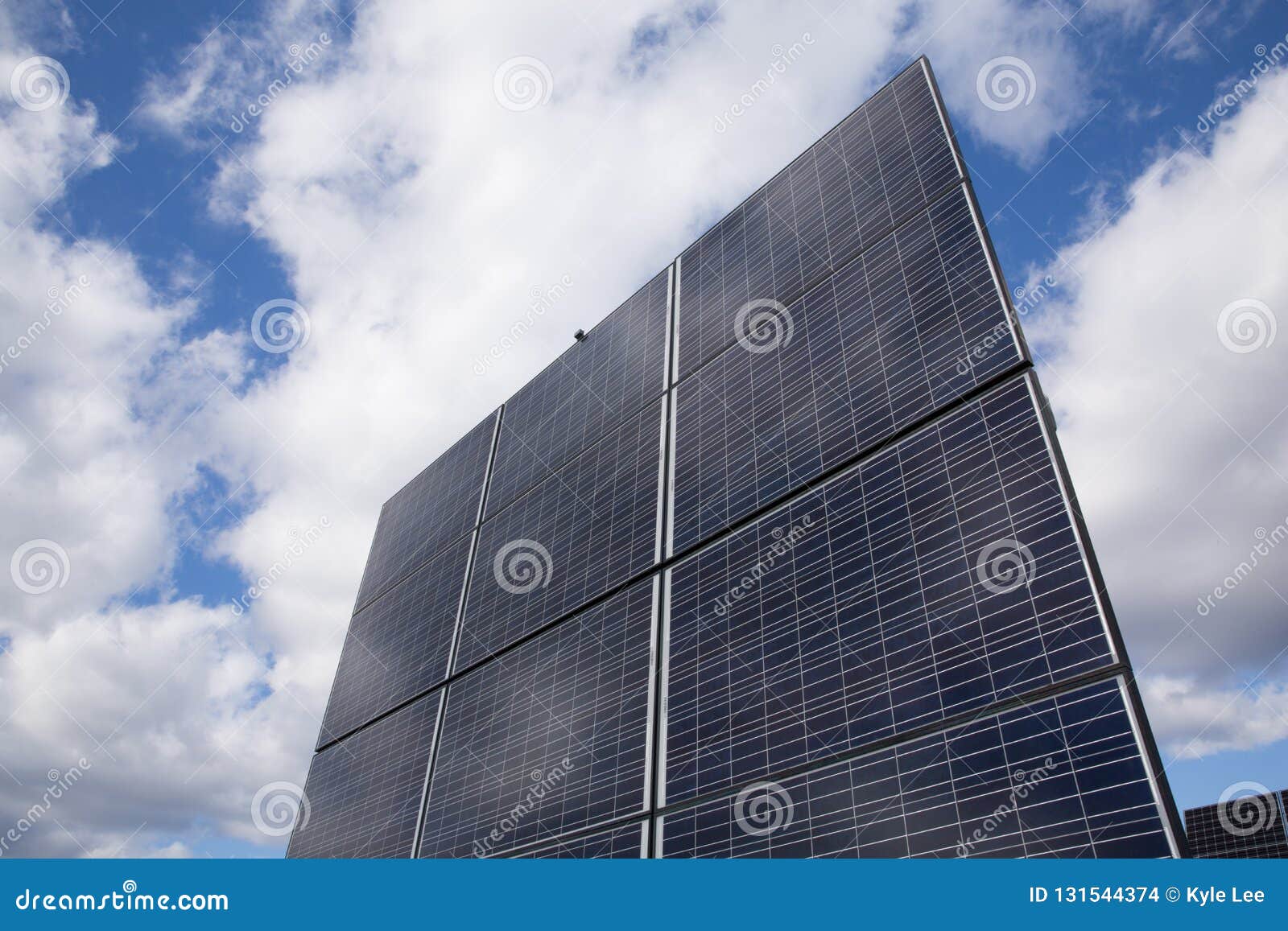 Freestanding solar panel stock photo. Image of collector - 131544374