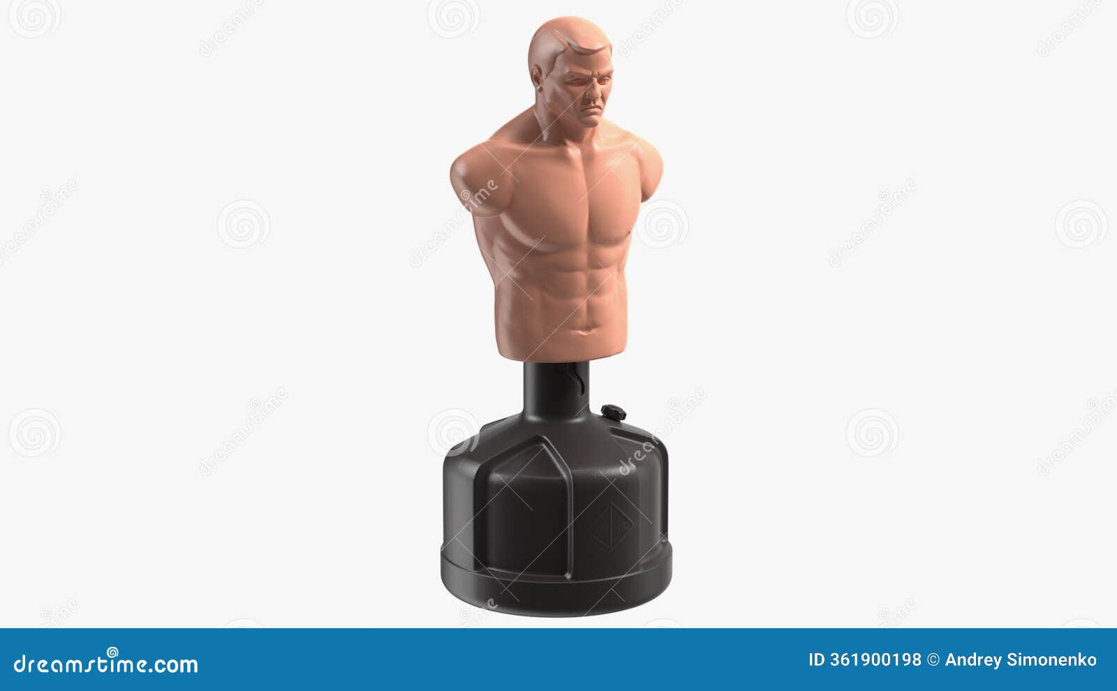 Freestanding Training Dummy with Torso for Boxing Practice Stock Photo ...