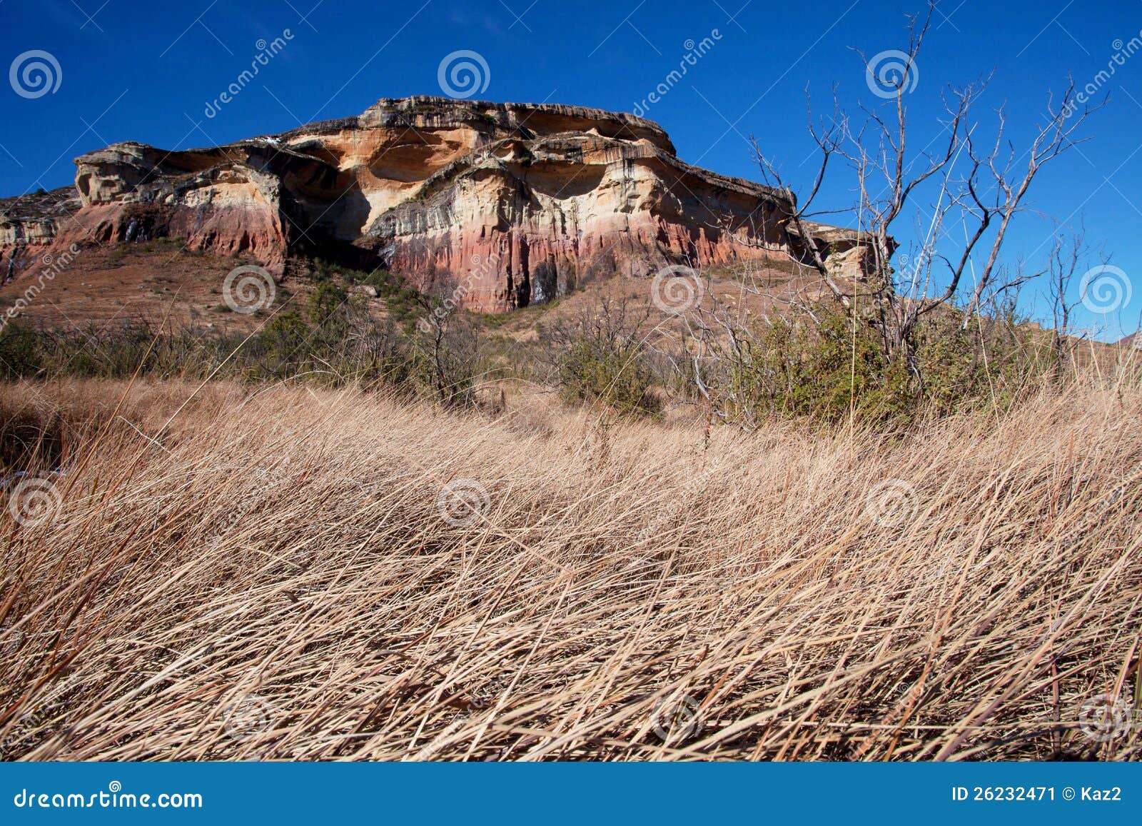 Freestate Mountain stock image. Image of maluti, blue - 26232471