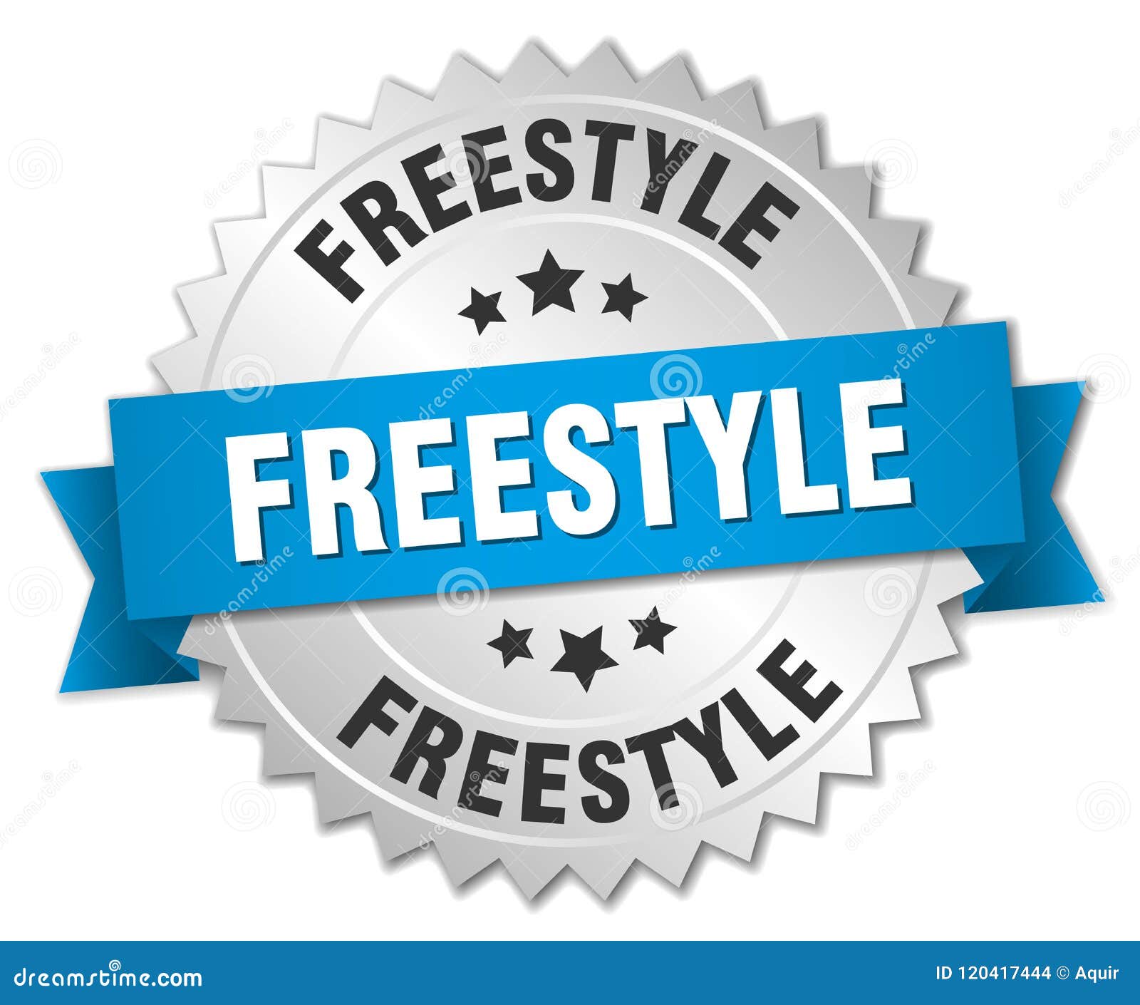 Freestyle ilustración del vector. Ilustración de sello - 120417444