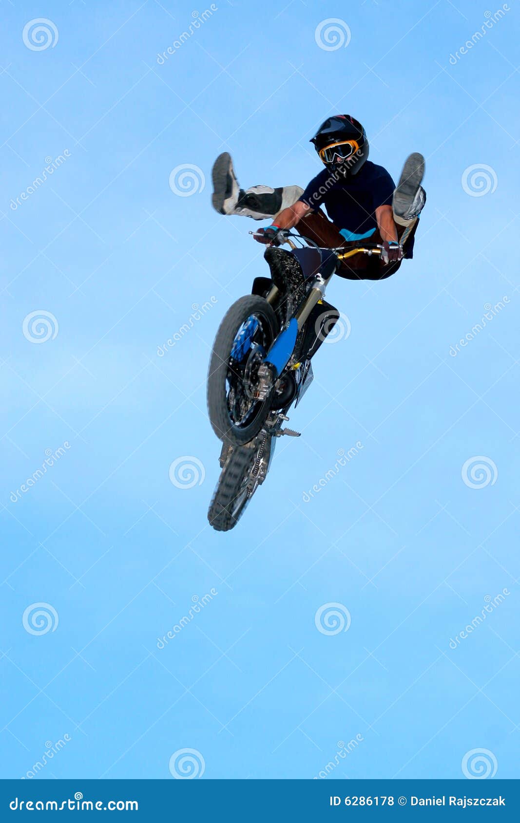 Freestyle on cross stock photo. Image of helmet, motor - 6286178
