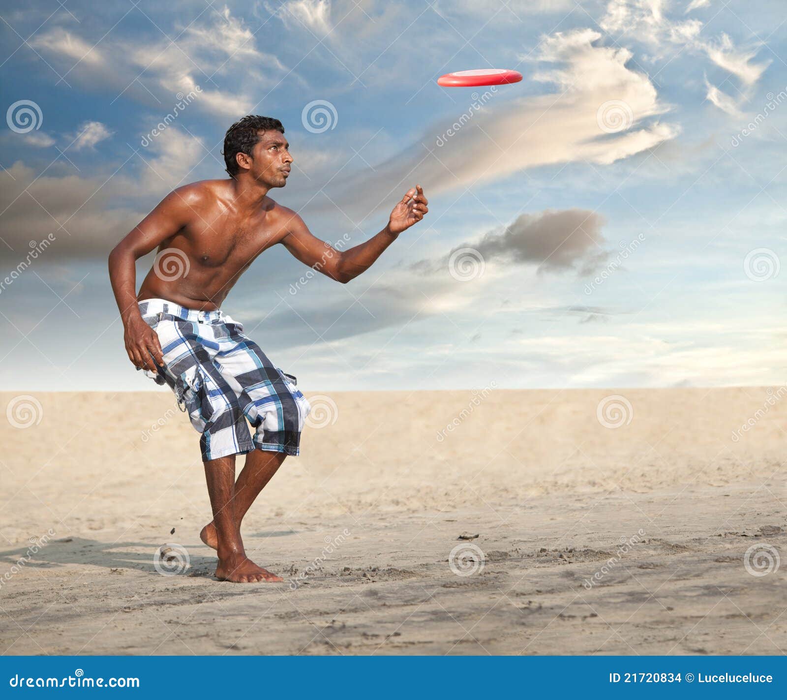 Freestyle Flying Disc Sports Player Stock Photo - Image of play, active ...