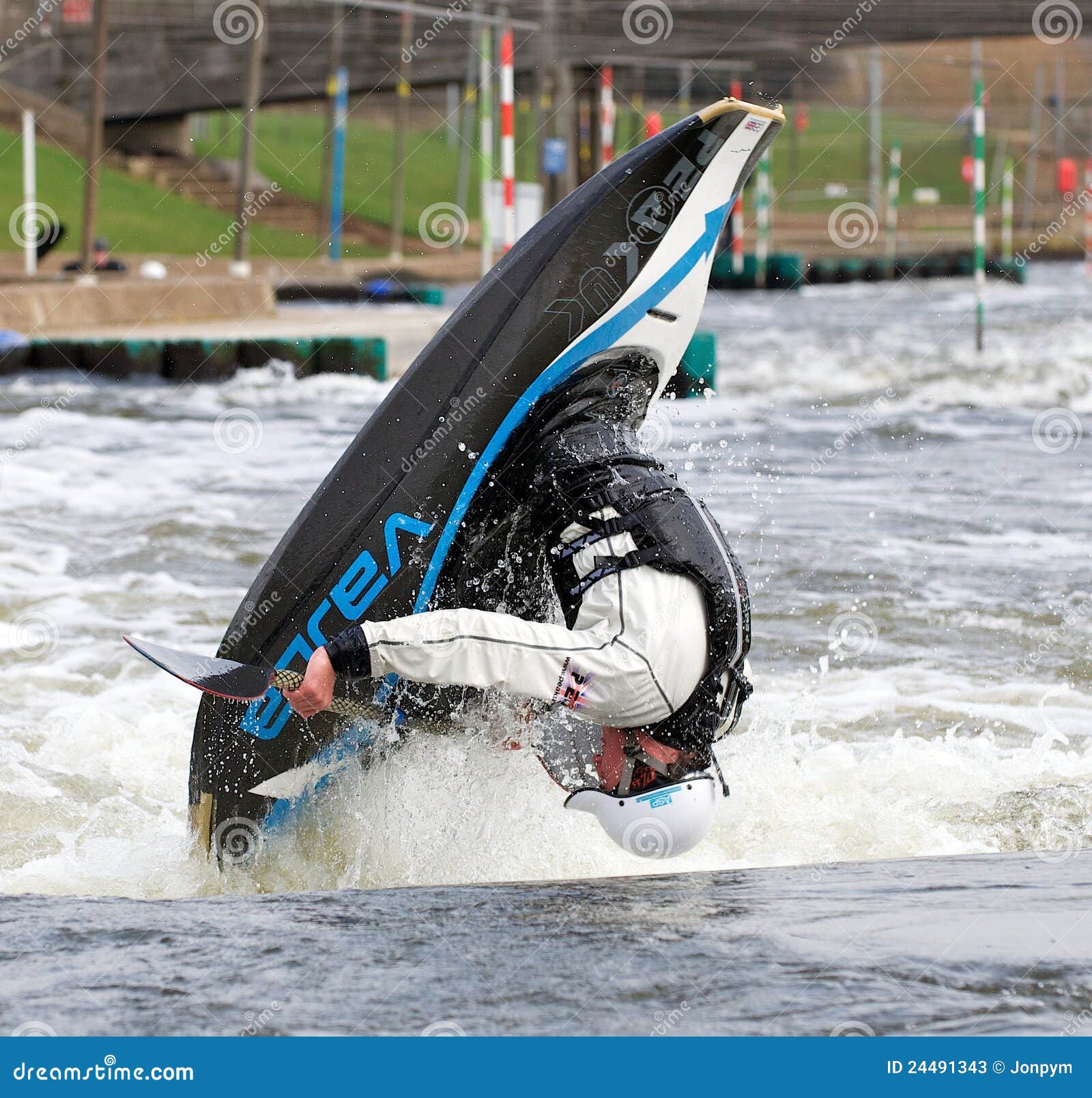 Freestyle Kayak editorial stock photo. Image of canoe - 24491343