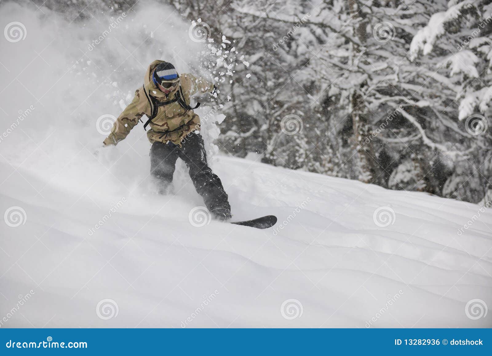 Freestyle snowboarder stock photo. Image of season, nature - 13282936