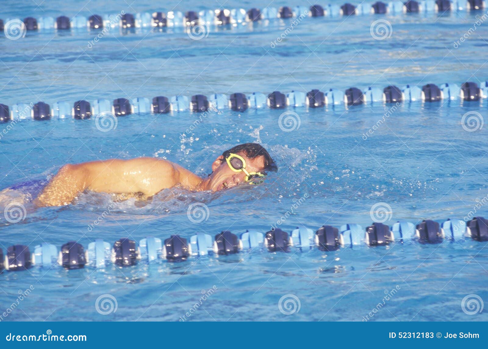 Freestyle Swimmer, Practice, Ojai, CA Editorial Stock Photo - Image of ...