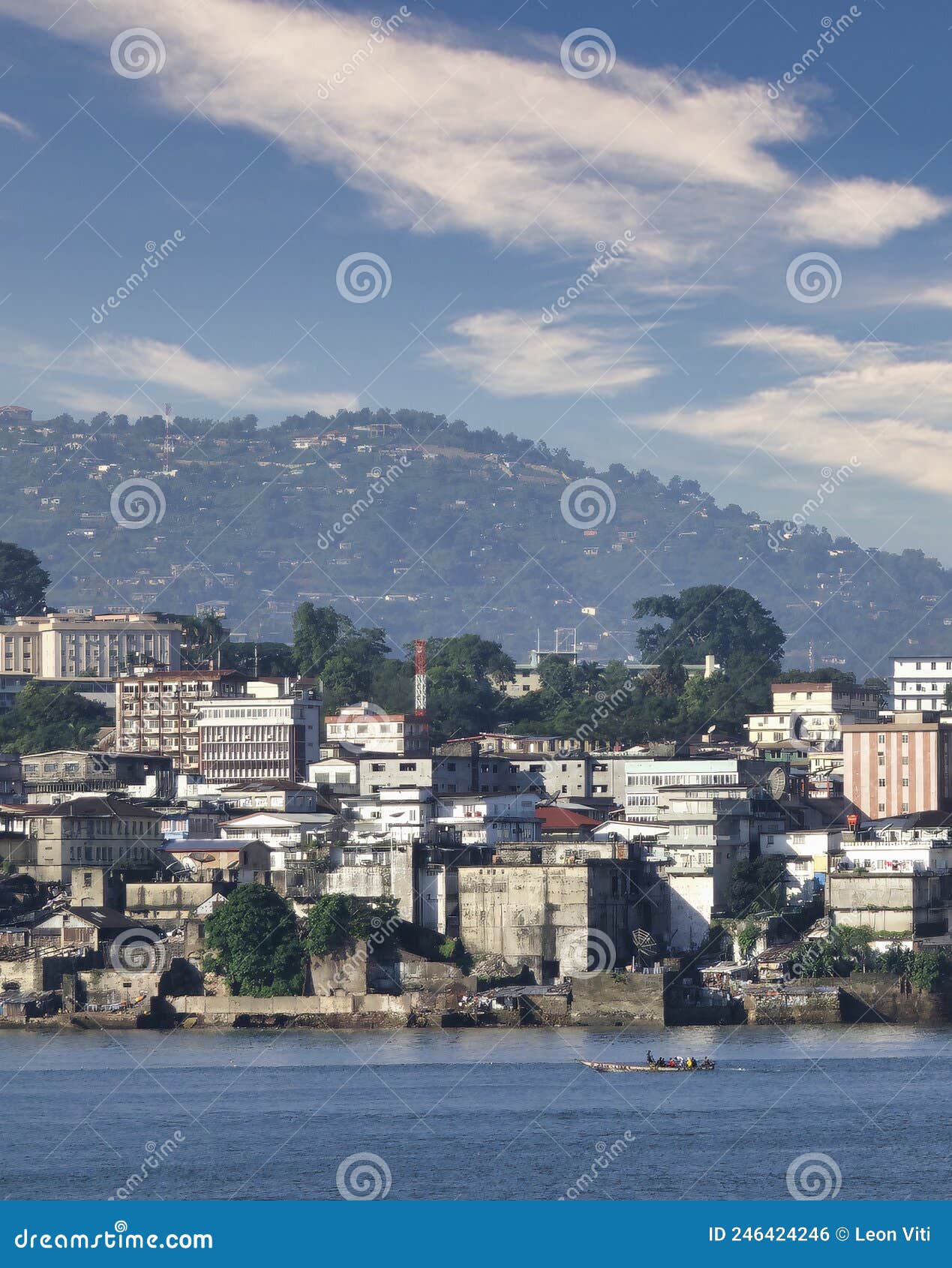 Freetown stock photo. Image of atlas, harbour, travel - 246424246