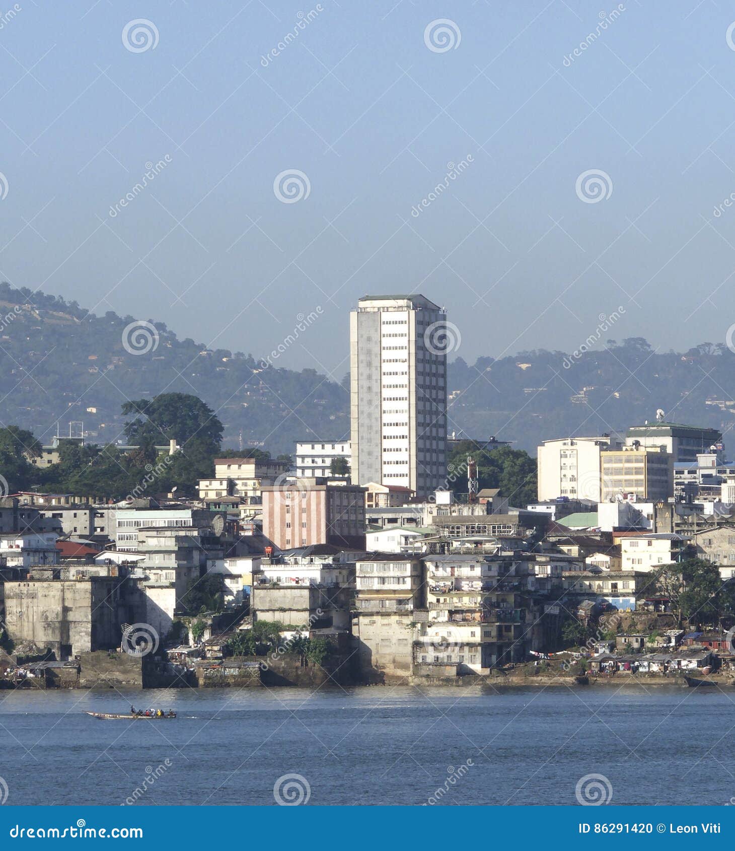 Freetown stock photo. Image of travel, vintage, harbour - 86291420