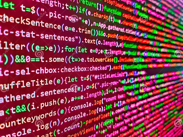 Freeware Open Source Project. Mobile App Building. Binary Digits Code Editing. Programming Text ...