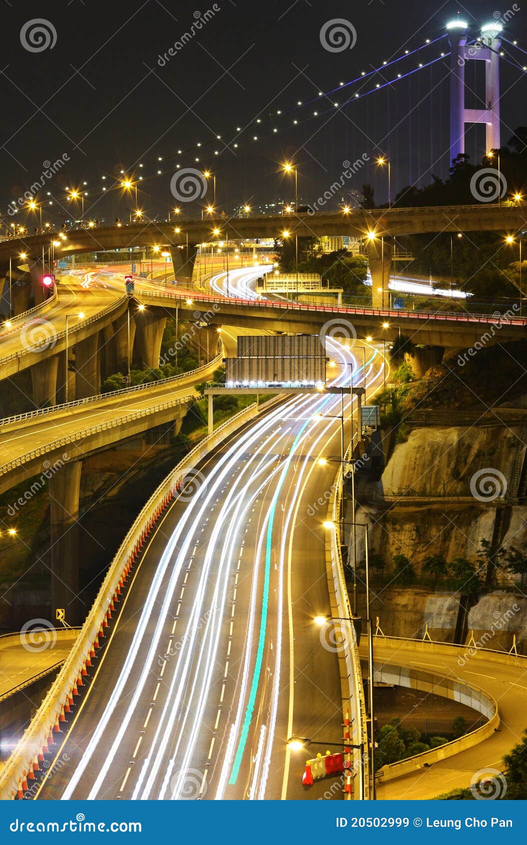 Freeway and bridge stock image. Image of industry, evening - 20502999
