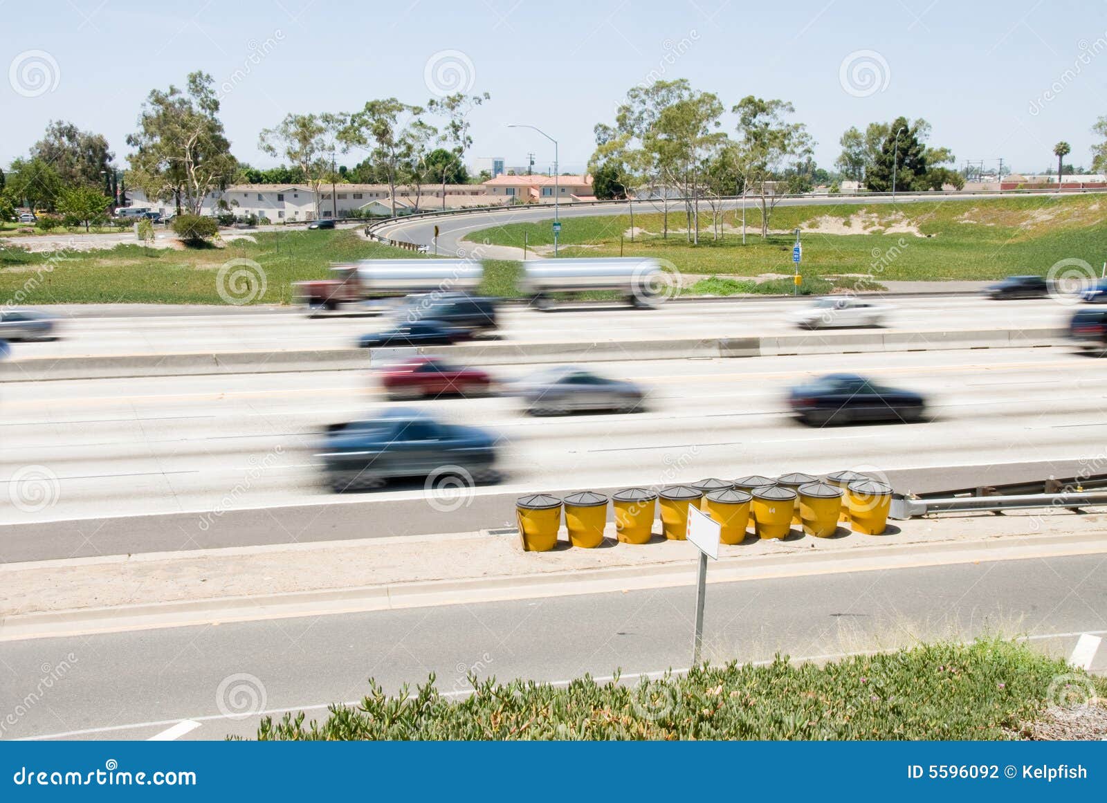 Freeway and cars stock photo. Image of automobiles, drive - 5596092