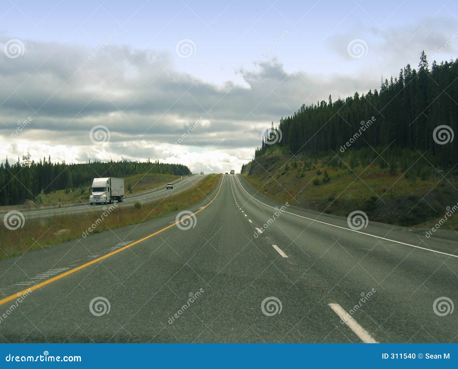 Freeway driving stock photo. Image of road, freeway, roadtrip - 311540