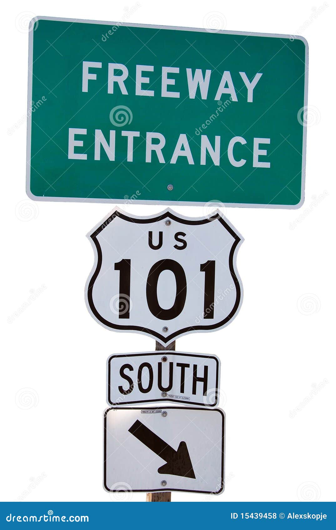 Freeway Entrance stock photo. Image of exit, clouds, expressway - 15439458