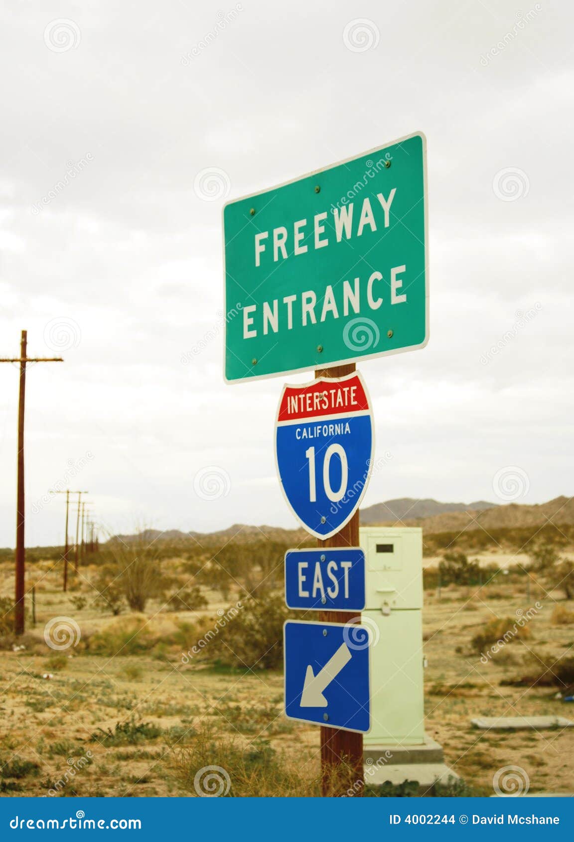 Freeway Entrance I 10 stock photo. Image of geometry, automobile - 4002244