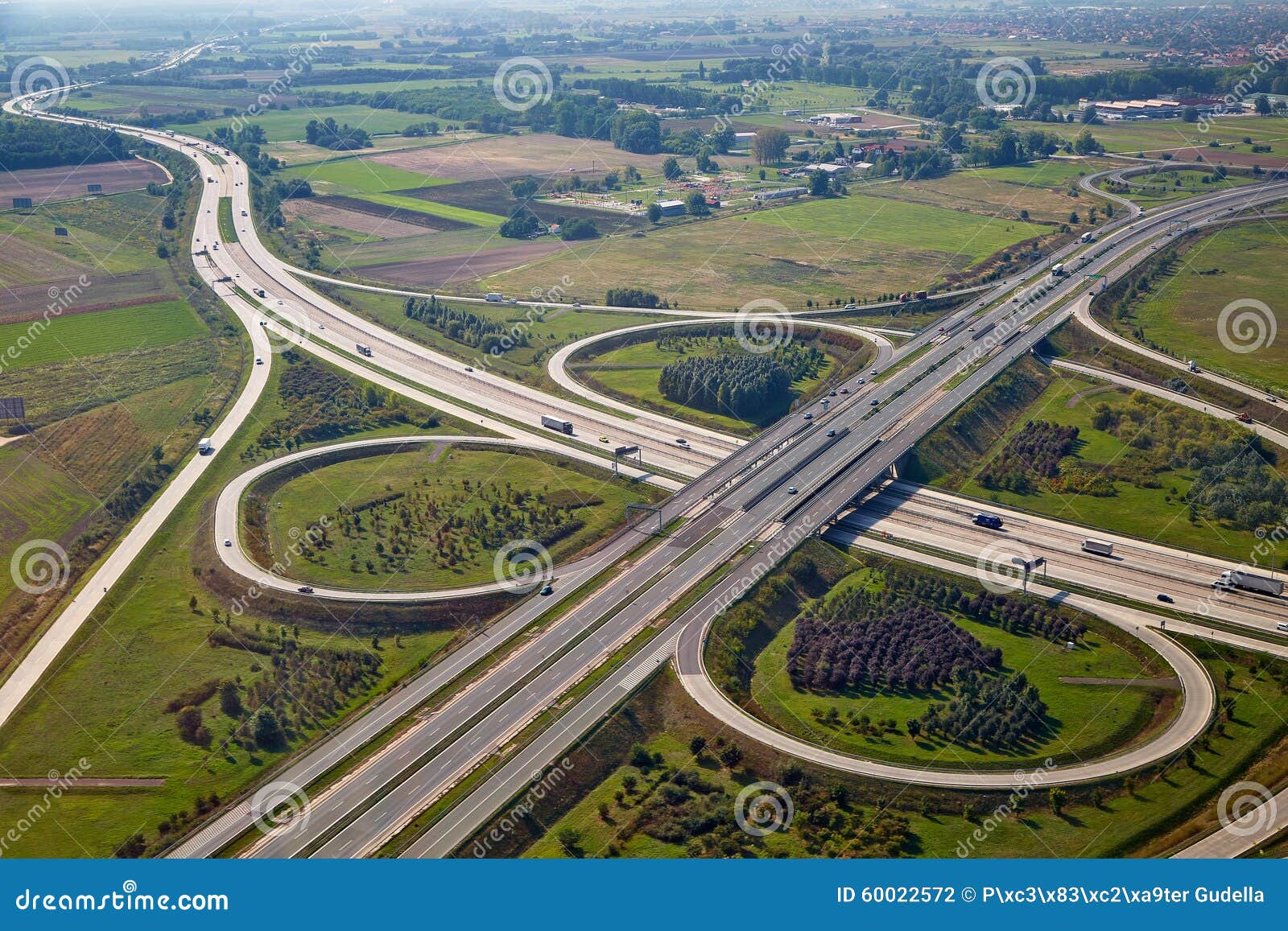 Freeway intersection stock photo. Image of freeway, motorway - 60022572