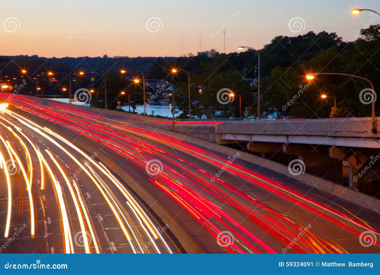 The Freeway stock image. Image of highway, trails, sign - 59324091