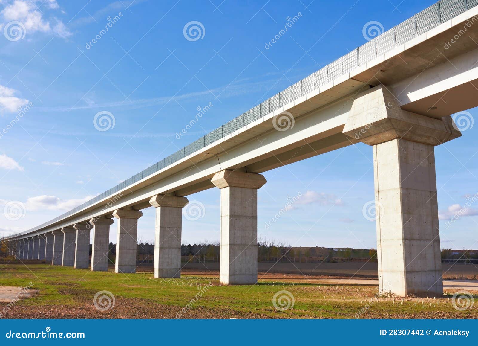 Freeway overpass stock photo. Image of city, commuter - 28307442