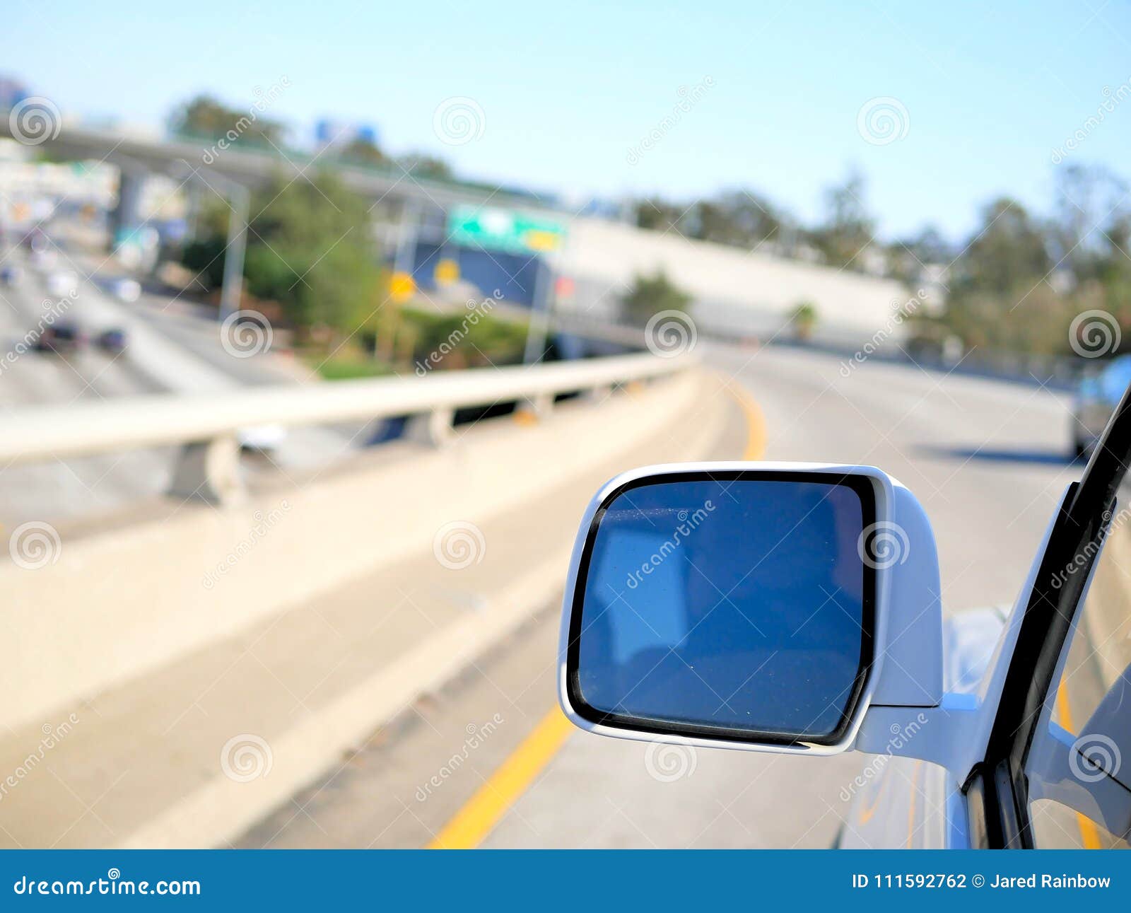 Freeway Overpass on California Coast. Stock Photo - Image of brentwood ...