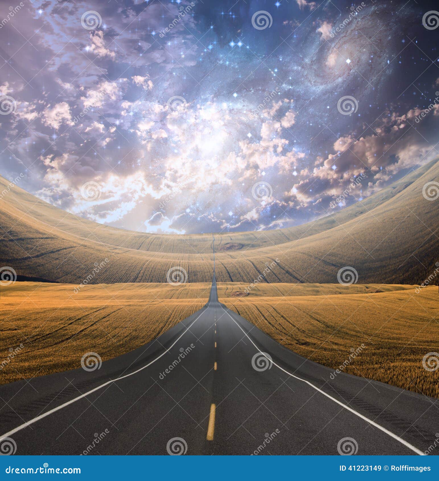 Freeway stock illustration. Illustration of mountains - 41223149