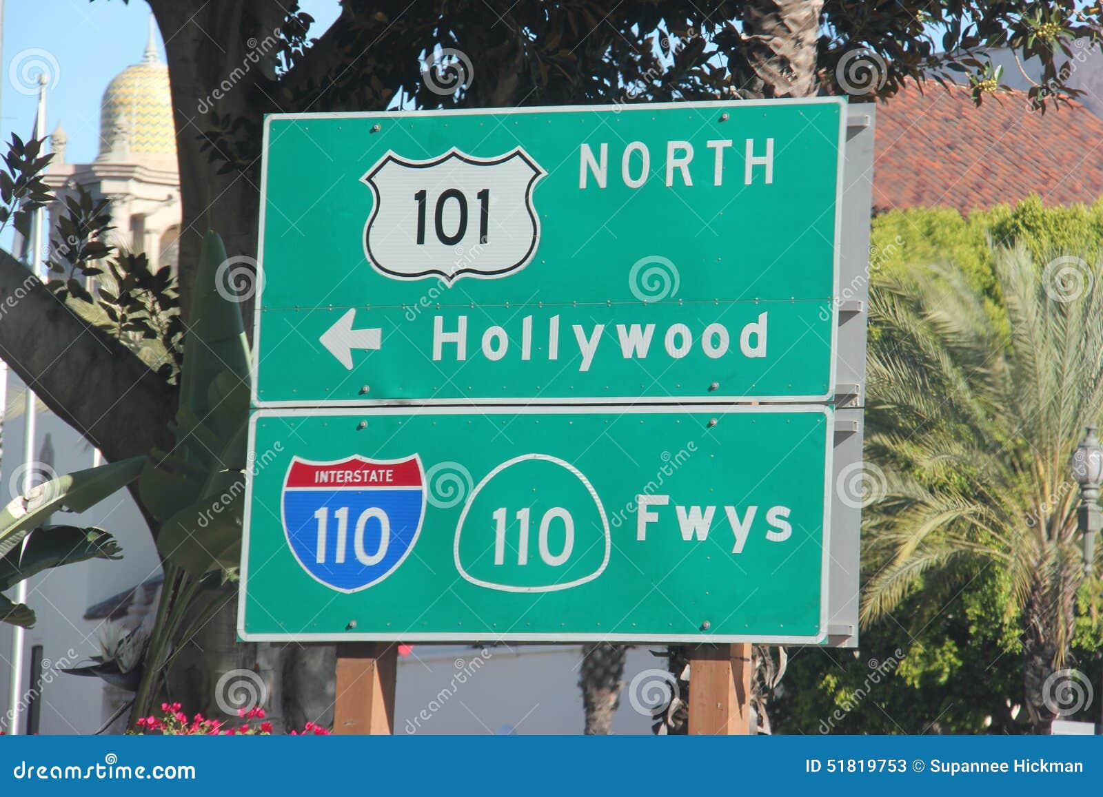Freeway Sign stock image. Image of commuter, landmark - 51819753