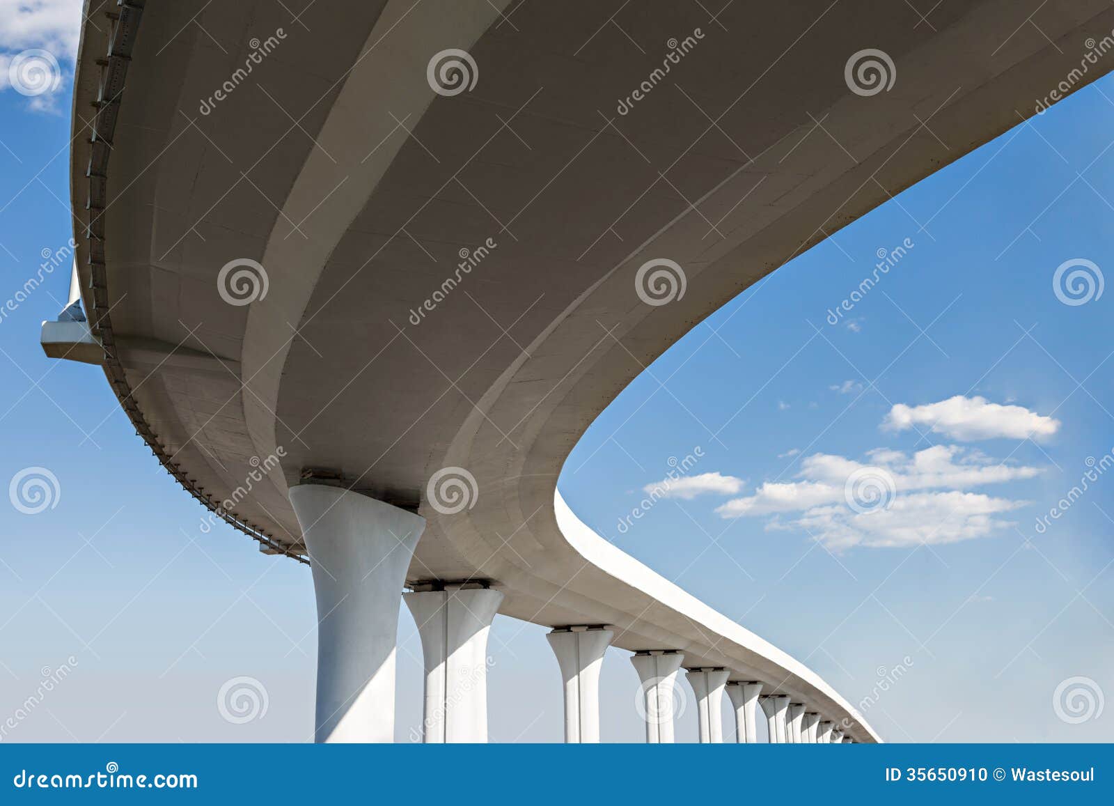 Freeway span stock photo. Image of bypass, girder, column - 35650910