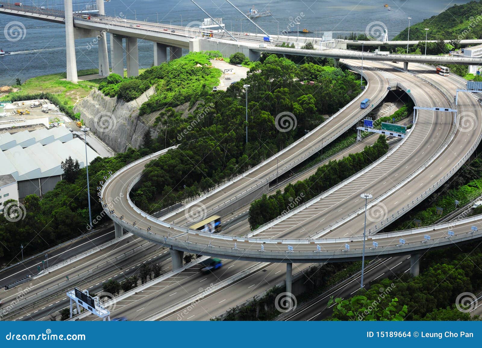 Freeway system stock photo. Image of glow, speed, road - 15189664
