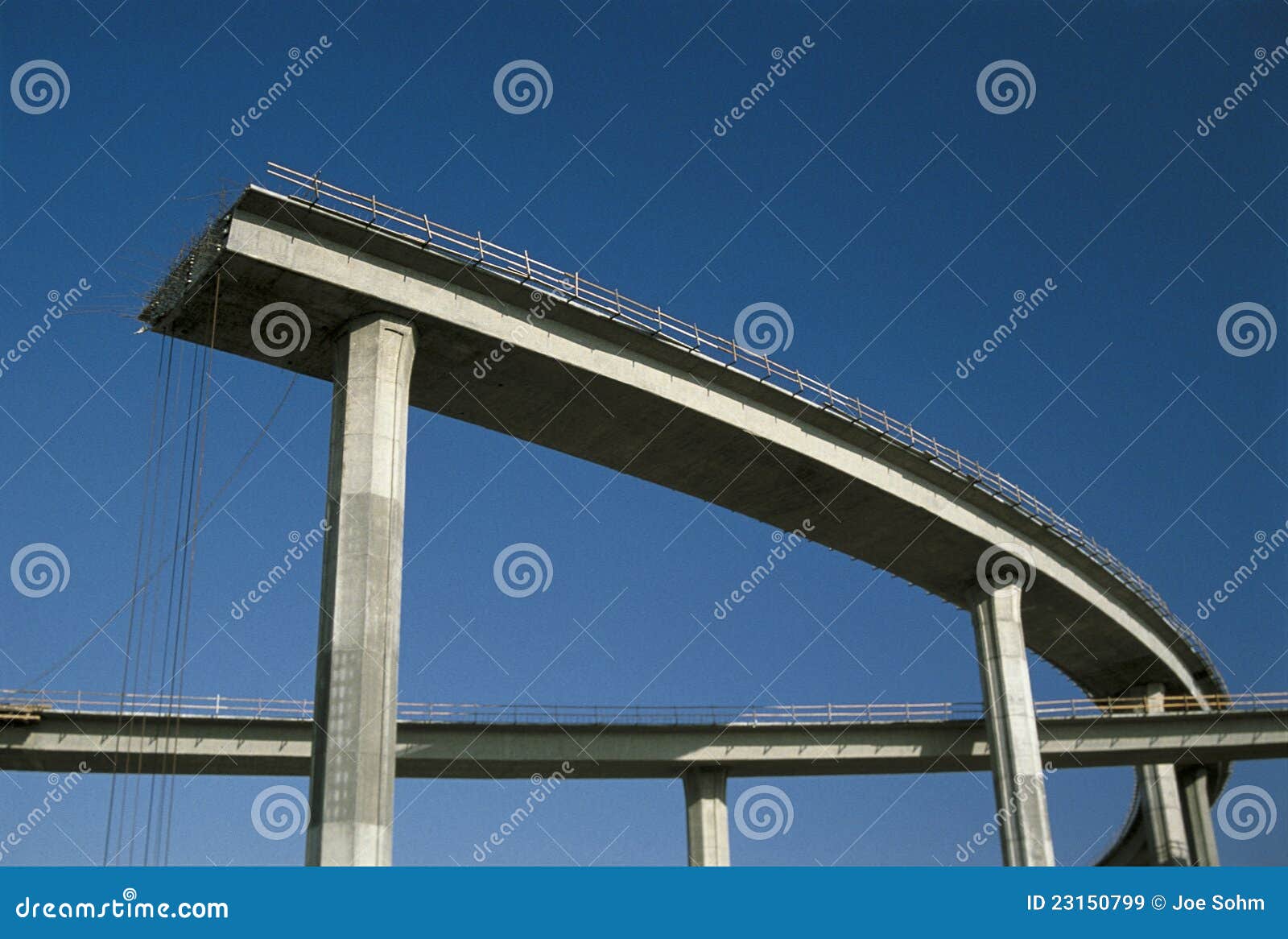 Freeway under construction stock image. Image of dead - 23150799