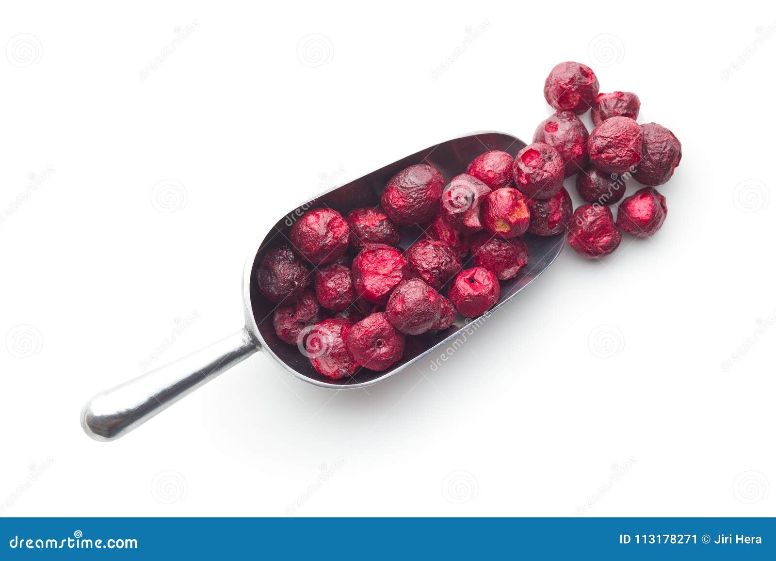 Freeze dried cherries. stock image. Image of nutrition - 113178271