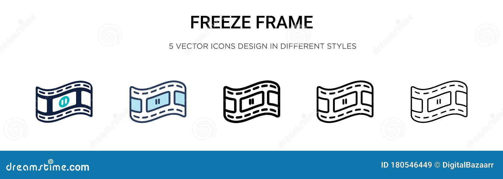 Freeze Frame Icon in Filled, Thin Line, Outline and Stroke Style ...