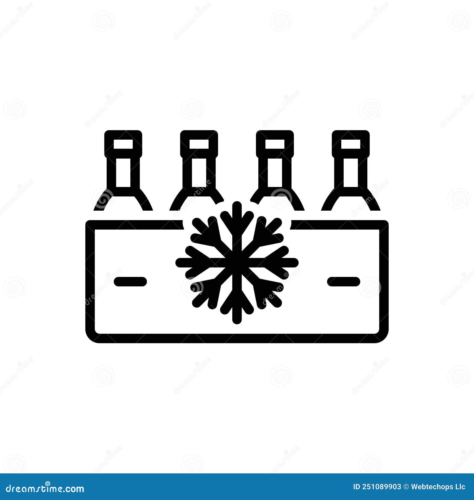 Do Not Freeze, Refrigerate Sign. Black Snowflake Symbol In Red Crossed ...