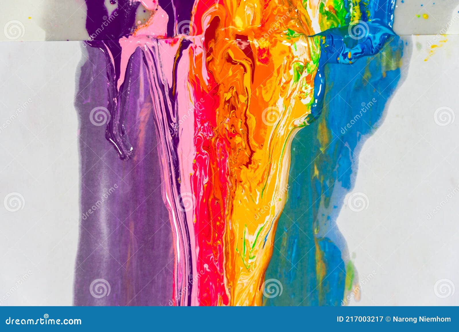 .abstract Color Splash Isolated on White Background. Stock Image ...