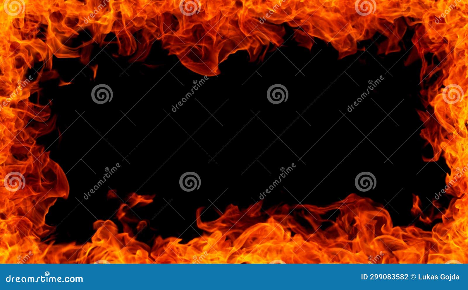 Freeze Motion of Fire Flames Stock Photo - Image of danger, sparks ...