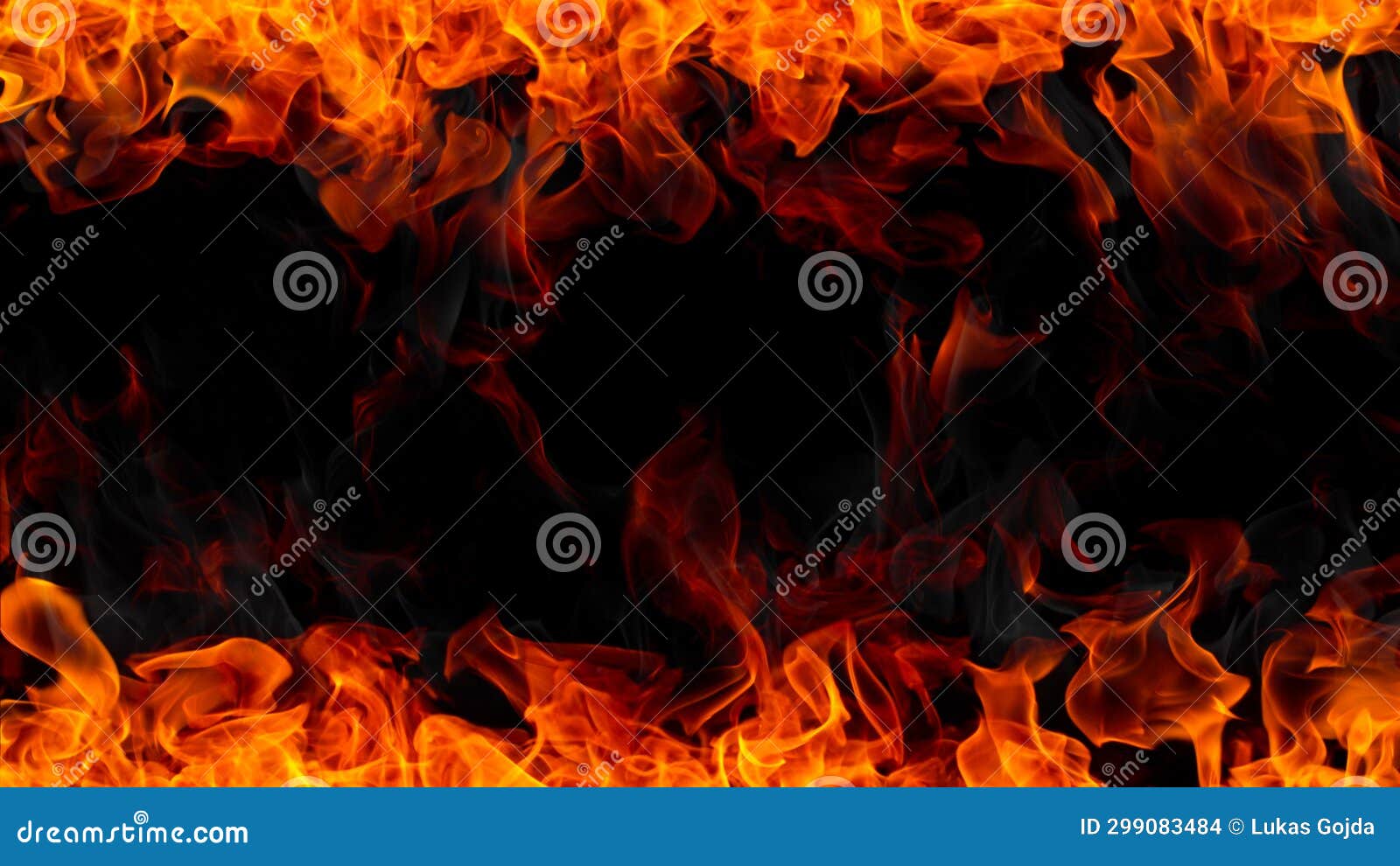 Freeze Motion of Fire Flames Stock Photo - Image of element, warm ...