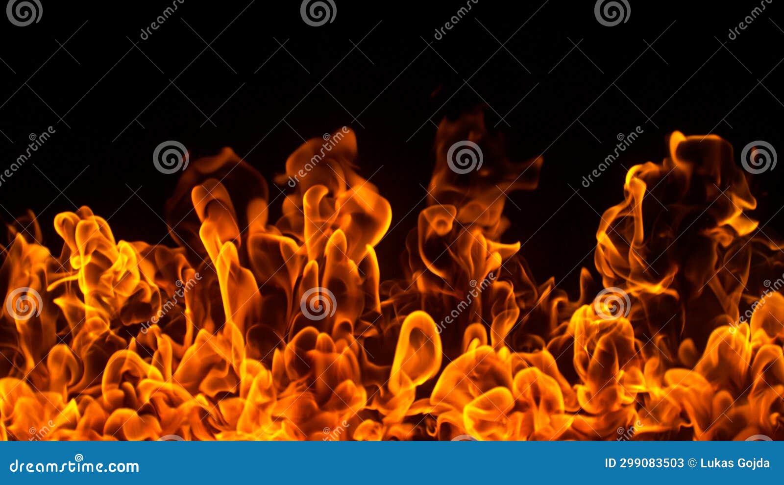 Freeze Motion of Fire Flames Stock Image - Image of flame, yellow ...