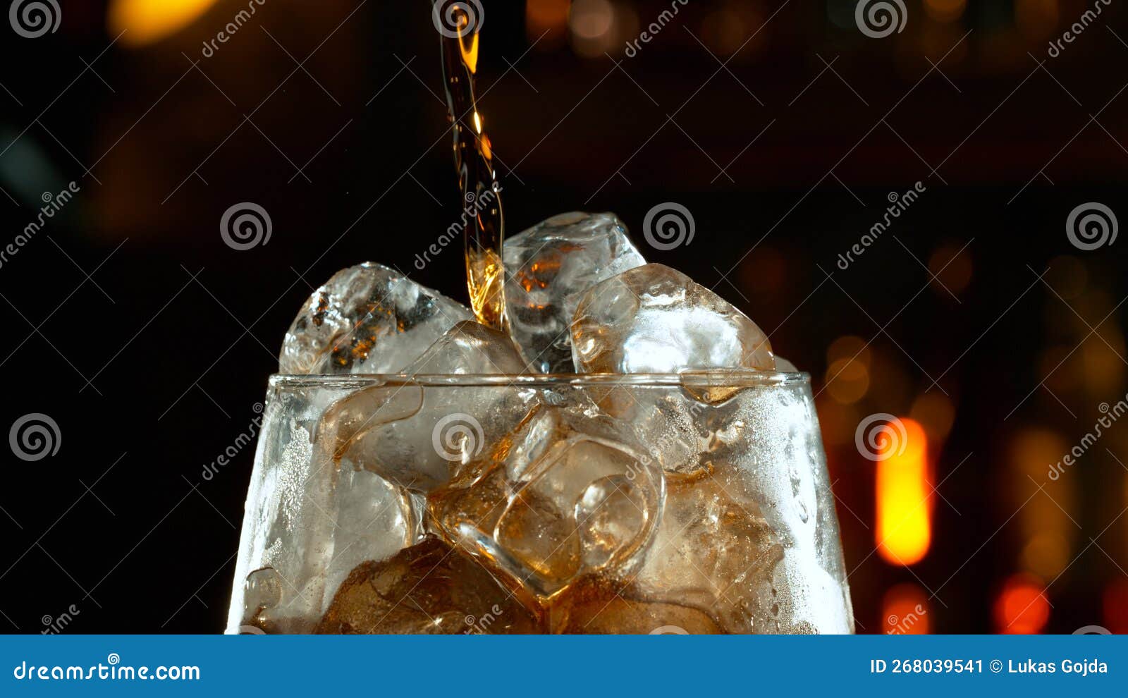 Freeze Motion of Pouring Cola Stock Image - Image of splashing, cube ...