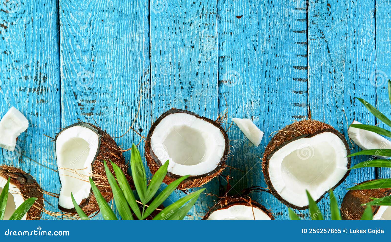 Freeze Motion Shot of Falling Coconuts Stock Image - Image of healthy ...