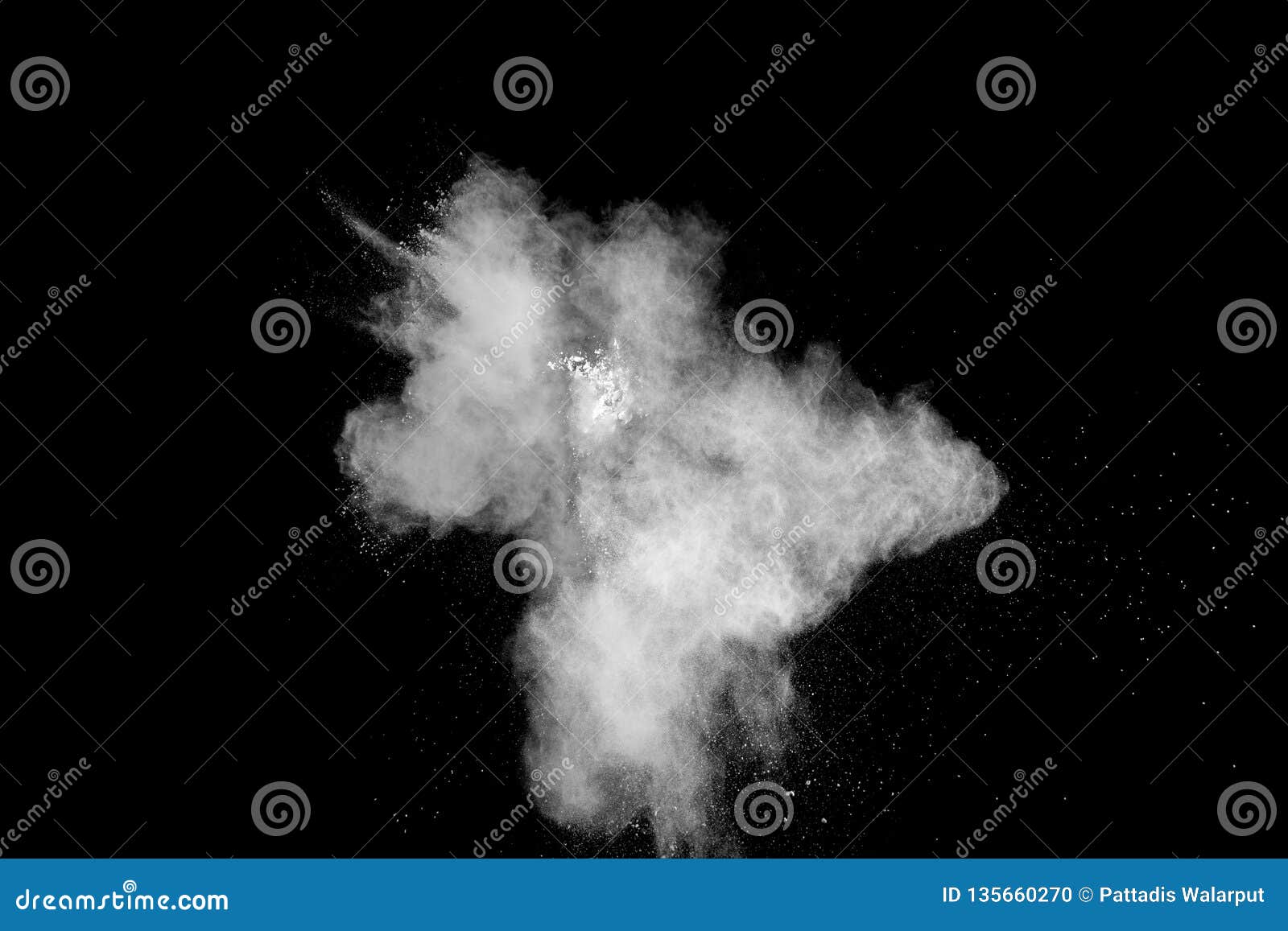 Abstract White Dust Exhale. Stock Photo - Image of abstract, colorful ...