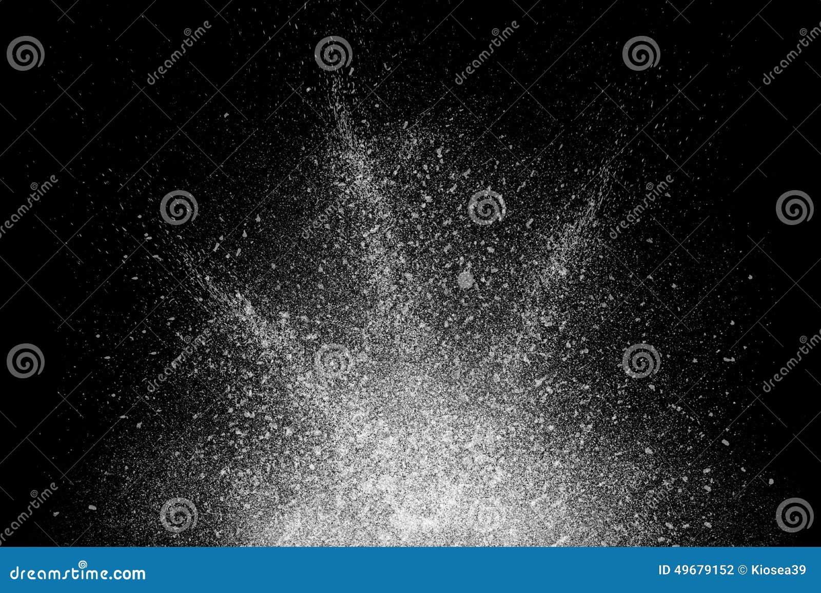 Freeze Motion of White Powder Exploding Stock Photo - Image of ...