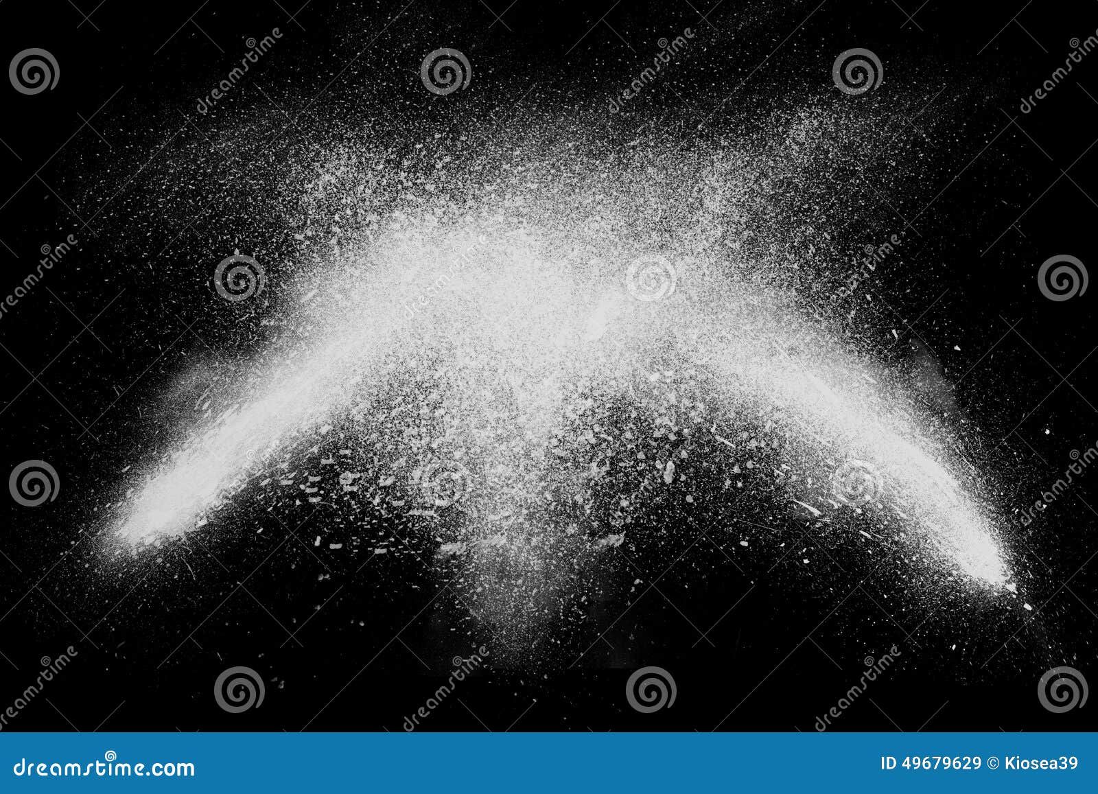Freeze Motion of White Powder Exploding Stock Image - Image of chemical ...