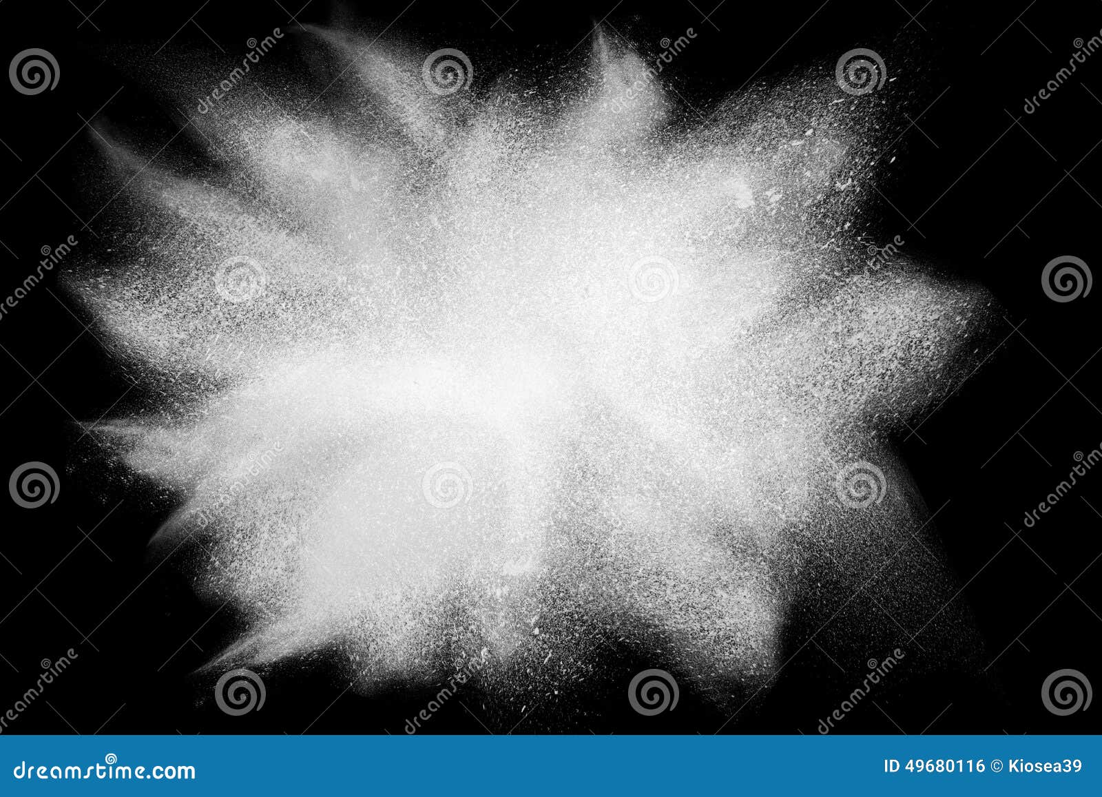 Freeze Motion of White Powder Exploding Stock Photo - Image of blast ...