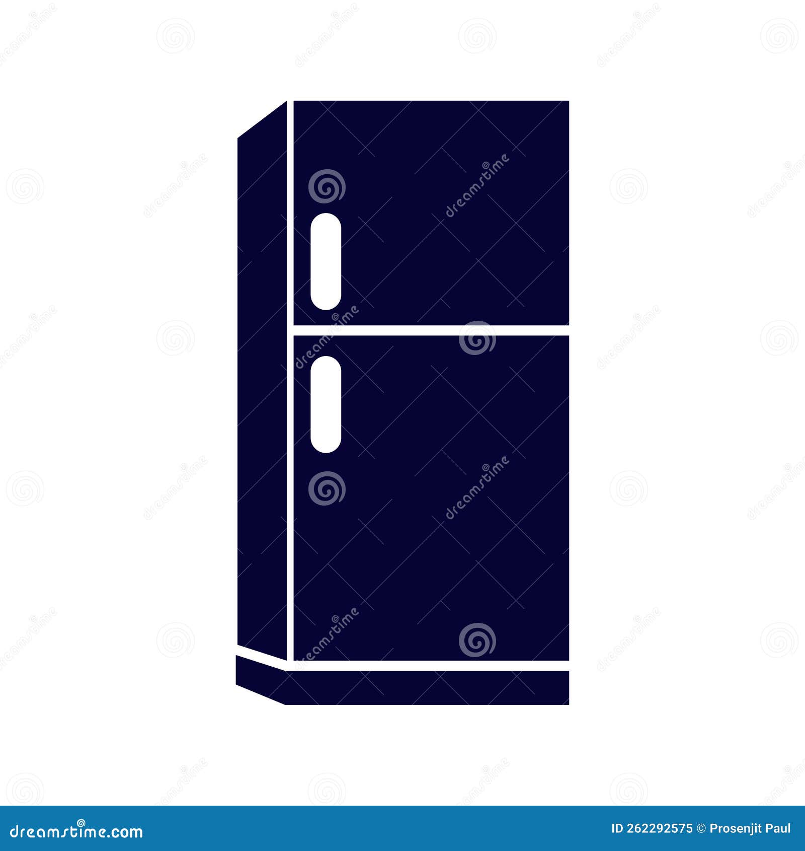 Freeze refrigerator icon stock vector. Illustration of cool - 262292575