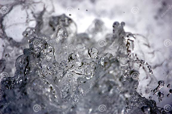Freeze Water stock image. Image of drops, blue, transparent - 1645145