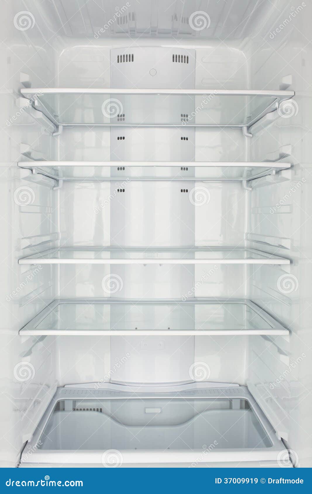 Freezer chamber open empty stock image. Image of kitchen - 37009919