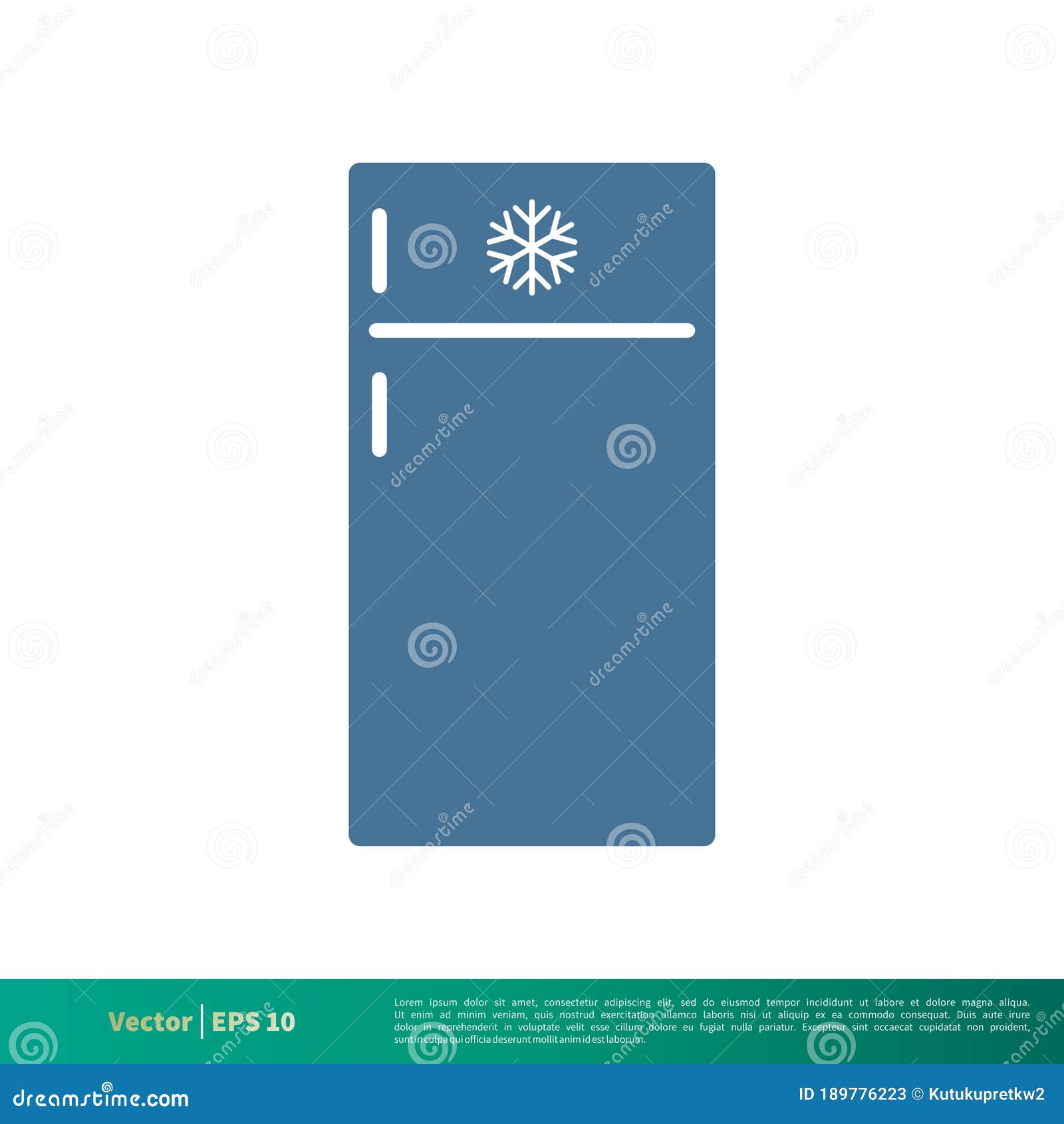 Freezer, Cooler, Fridge Thin Line Icons Set Isolated On White. Icebox ...
