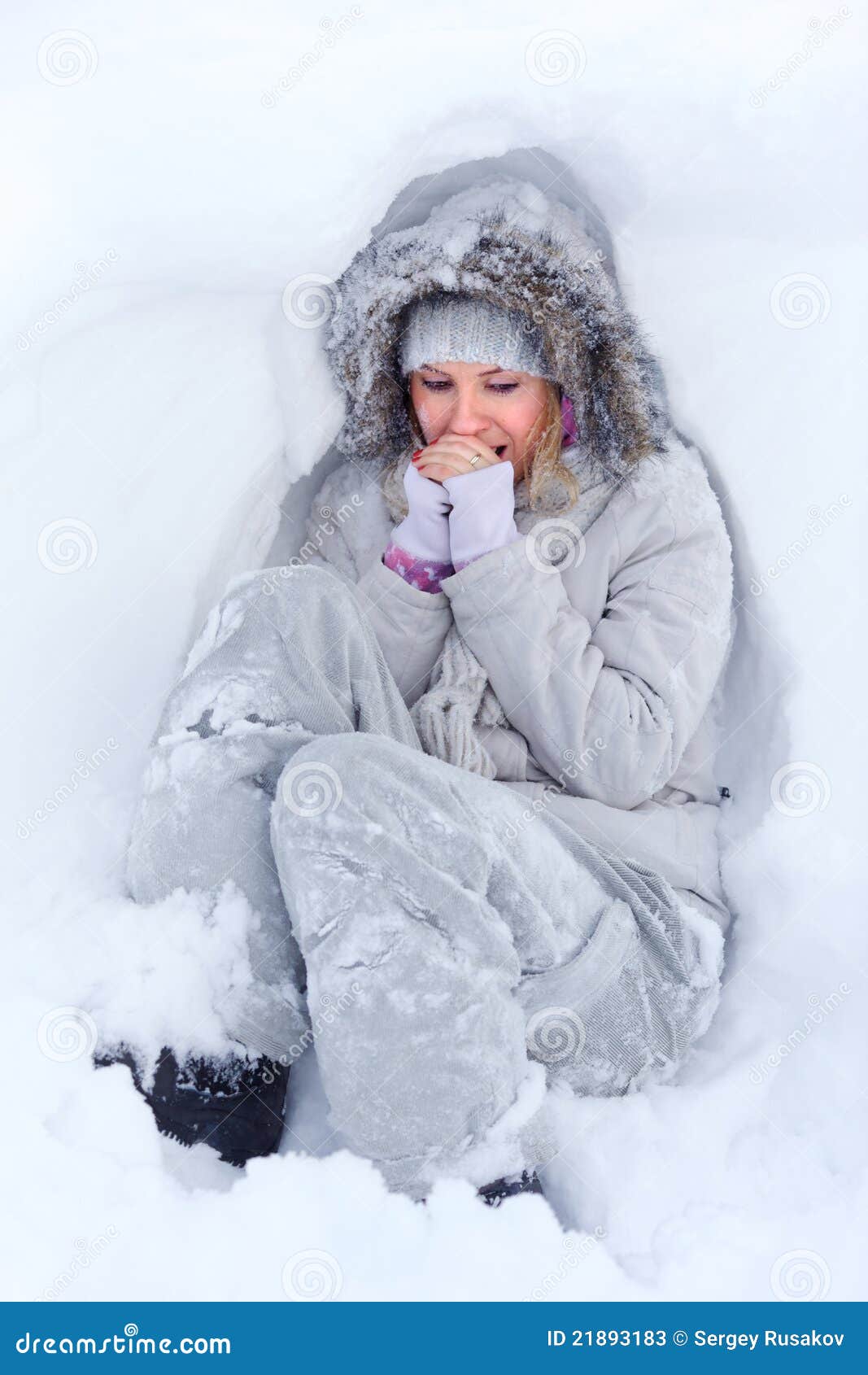 Freezing stock image. Image of prints, female, print - 21893183