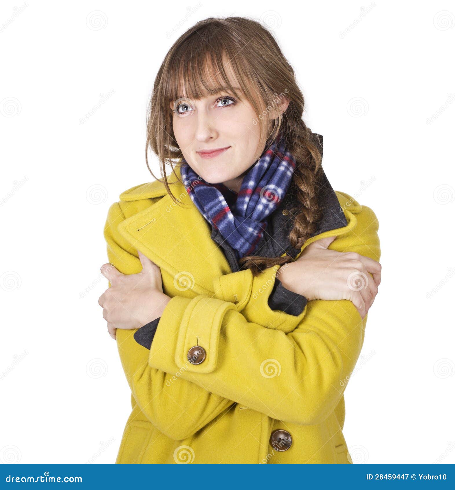 Freezing Cold Young Woman stock image. Image of person - 28459447