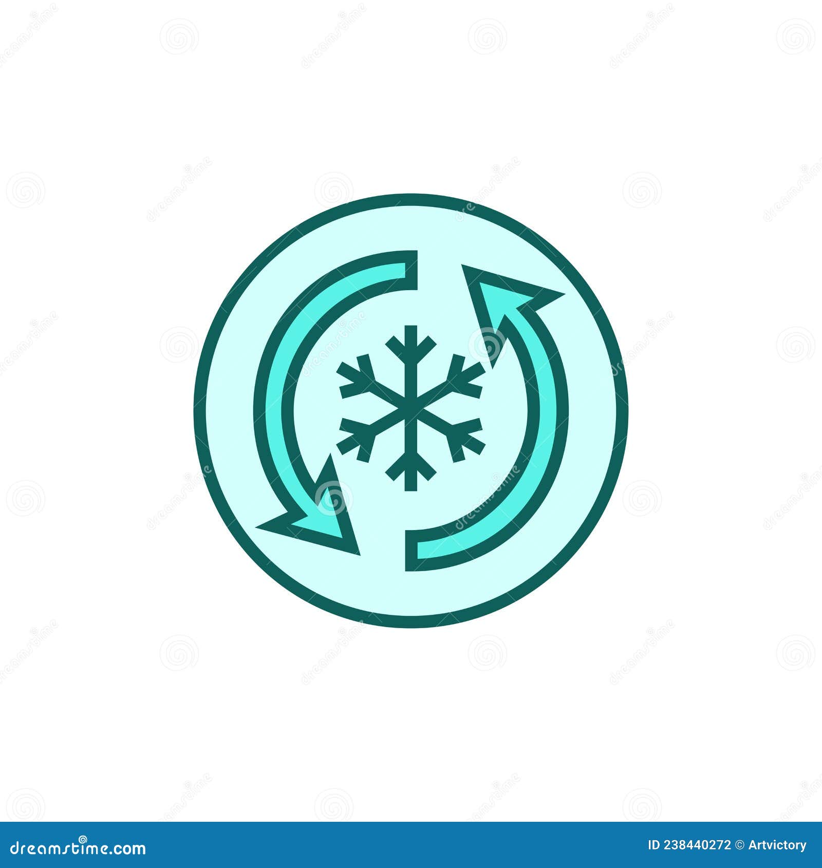 Freezing Icon. Trendy Freezing Logo Concept On White Background Vector ...